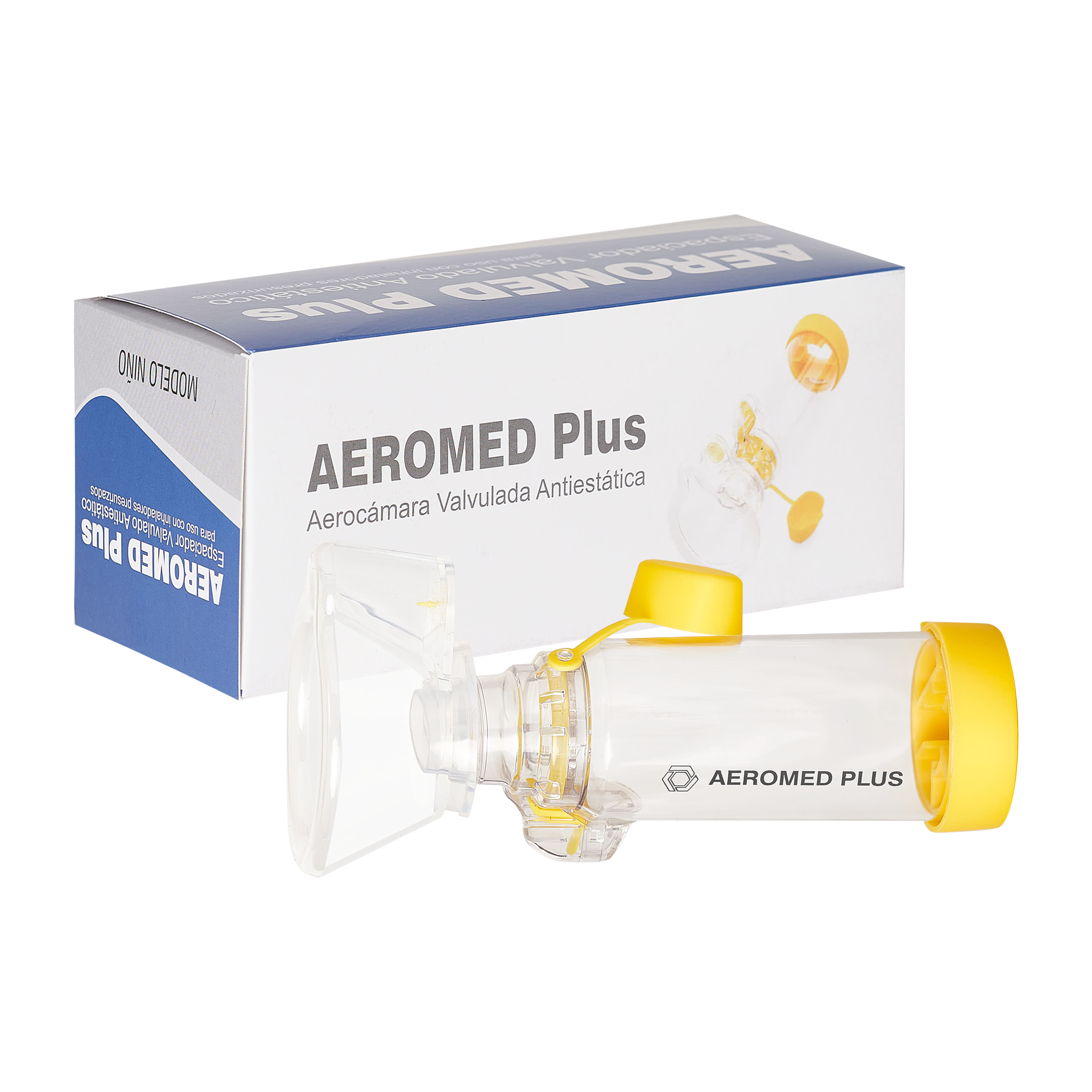 Inhalocámara AEROMED PLUS para niños – Promofarma